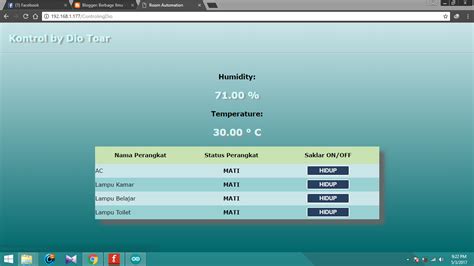Kontrol Lampu Dan Suhu Dengan Arduino Dan Ethernet Jaringan Lokal Berbage Ilmu Tutorial
