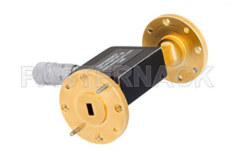 Wr 19 Waveguide Continuously Variable Attenuator 0 To 30 Db From 40 Ghz To 60 Ghz Ug 383 U