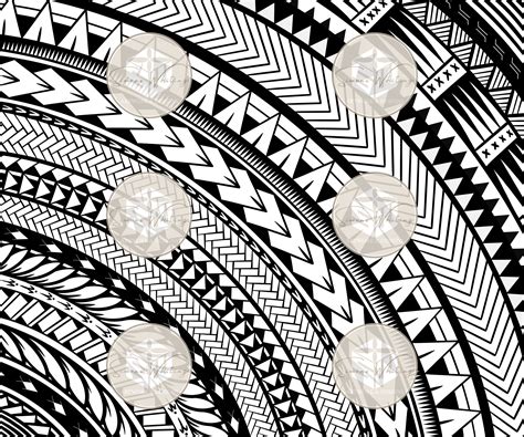 Polynesian Background Jpeg Instant Download By Simone Whiting Etsy