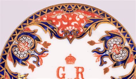 Royal Crown Derby George V Commemorative Coronation Pin Dish For Sale