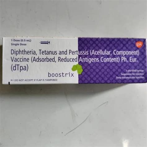 Boostrix Vaccine Gsk 0 50ml At Rs 1050 Piece In New Delhi Id 27207089597