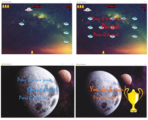 github poliusik1987 alien invasion pygame Игра стрелялка сделанная в