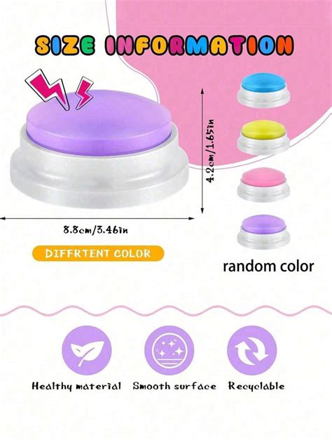 3pcs Answer Buzzers Button Answer Buzzers Game Show Buzzer Recordable