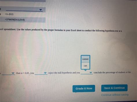 Solved 7 Using Excel Testing A Population Proportion S