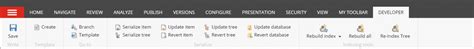 Significance Of The Developer Menu In Sitecore Blogs Perficient