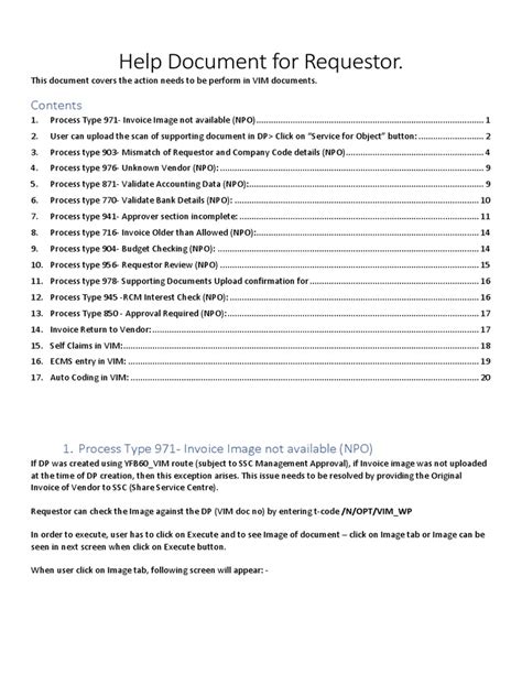 Annexure B Vim Self Help User Manual 5 Pdf Download Free Pdf