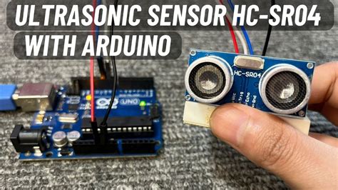 ultrasonic sensor hc sr04 with arduino example code english subtitle youtube