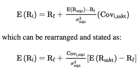 5 2 The Capm And The Sml Flashcards Quizlet