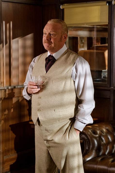 Inspector Brackenreid Thomas Craig Enjoys A Drink In His Office