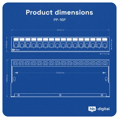 Patchpanel 16 Port Patchfield With Keystone Cat 8 109 99