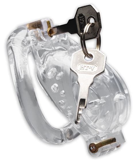 Lockdown Customizable Chastity Cage Clear The Bdsm Toy Shop