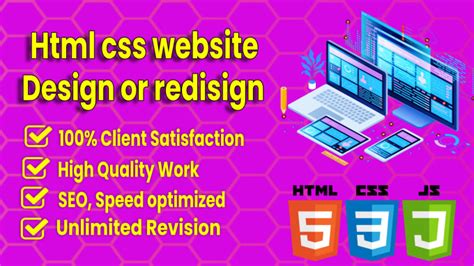 Create Custom Website Html Template Using Html Css Js By