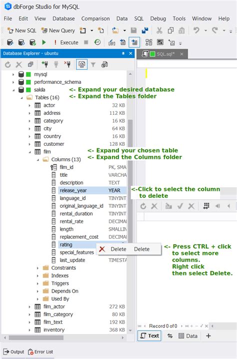 How To Delete A Column In Mysql The Ultimate Guide