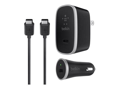 Belkin Charger Kit Power Adapter Kit AC Power Adapter Car Power Adapter USB Cable 15