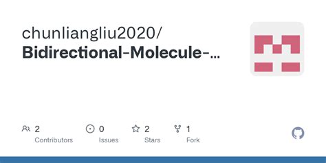 GitHub Chunliangliu Bidirectional Molecule Generation With Recurrent Neural Networks