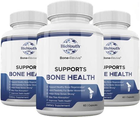 Bioyouth Labs Natural Bone Strength Supplements For Adults