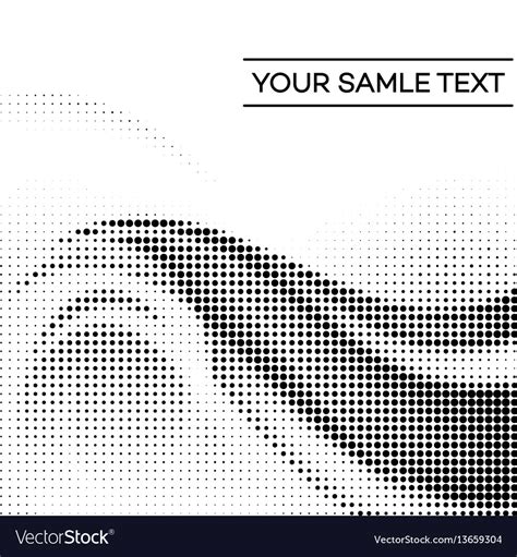 Abstract Geometric Graphic Design Halftone Vector Image