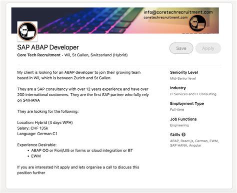sap abap developer