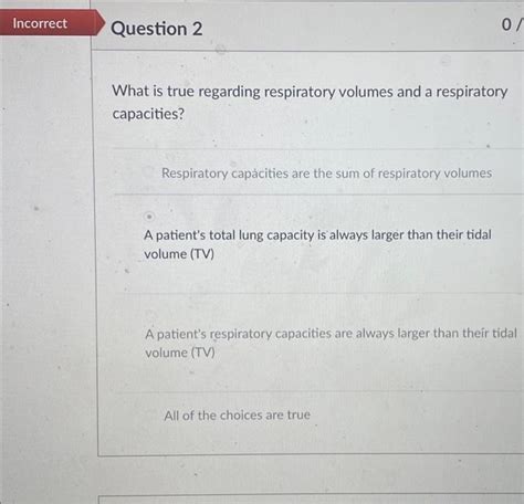 Solved View The Spirometry Graph Above What Does The Action Chegg Com
