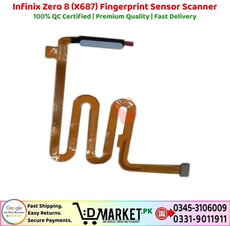 Infinix Zero X Fingerprint Sensor Scanner Exclusive