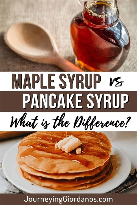 Maple Syrup Vs Pancake Syrup What Is The Difference And Other Sweet Facts