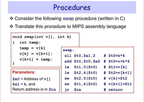Solved Procedures Consider The Following Swap Procedure