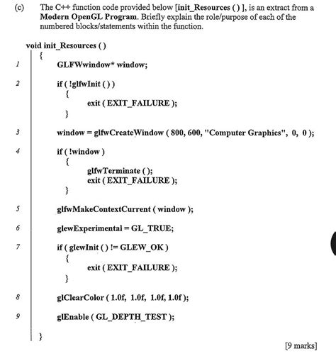 Solved C The C Function Code Provided Below