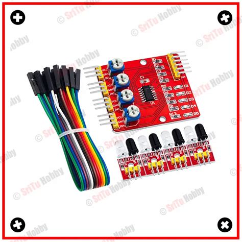 Four Way Infrared Tracing Module Channel Tracking Module SriTu Hobby