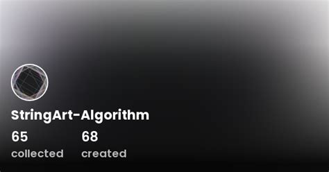 Stringart Algorithm Profile Opensea