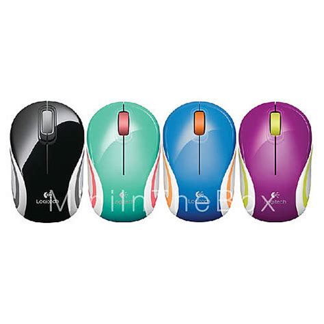 Logitech M187 2 4GHz Wireless Mini Mouse 1000dpi Assorted Colors 1683826 2017 15 99
