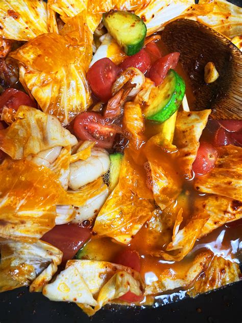 매콤한 토마토 뚝배기 해장 빼쉐 파스타 만들기