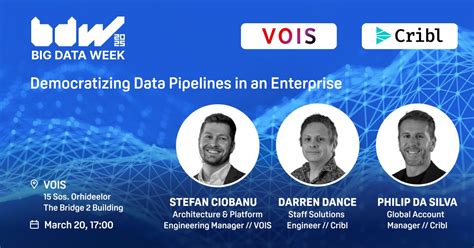 enterprisedata cribl vois dataarchitecture masterclass big data week