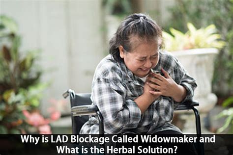Why Is Lad Blockage Called Widowmaker And What Is The Herbal Solution