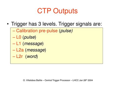 ppt the central trigger processor technical design report powerpoint