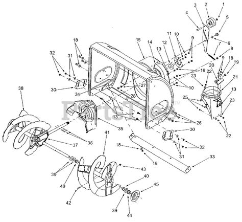 John Deere 44 Snowblower Gearbox Diagram Overview
