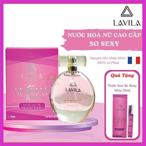 Nước Hoa Nữ So Sexy Lavila 60ml Tặng 1 Chai Nước Hoa So Sexy Mini