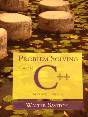 Problem Solving With C Savitch Walter 9780321531346 Abebooks