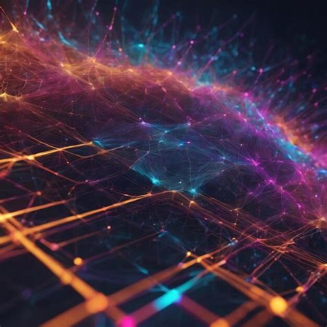 Premium Photo Data Traveling Abstract Background Network Connection Structure 3d Illustration