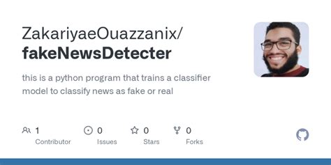 Zakariyae Ouazzani On Linkedin Github Zakariyaeouazzanixfakenewsdetecter This Is A Python