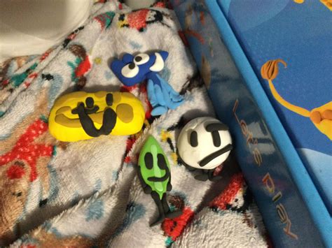 My Bfb Characters Out Of Air Dry Clay R Battlefordreamisland