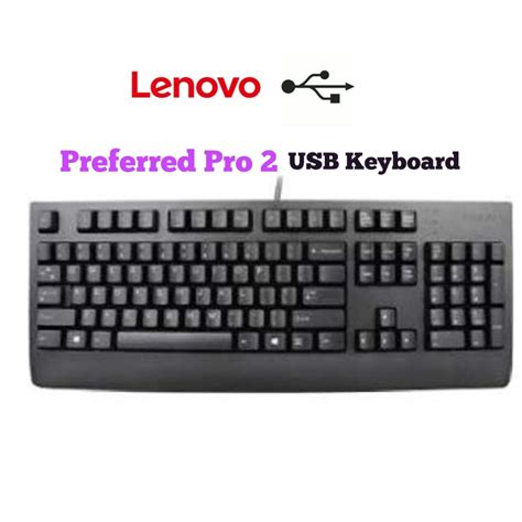 Lenovo Preffered Pro 2 Usb Keyboard Shopee Malaysia