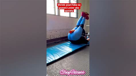 Legraise Lowerabsworkout Fyp Fypシ Shrink Taba Sa Puson Quickly Lower Abs Youtube