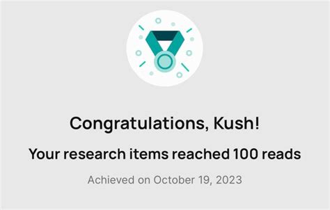 My Article Reaches 100 Reads On Reasearchgate Kush Vyas Posted On The Topic Linkedin