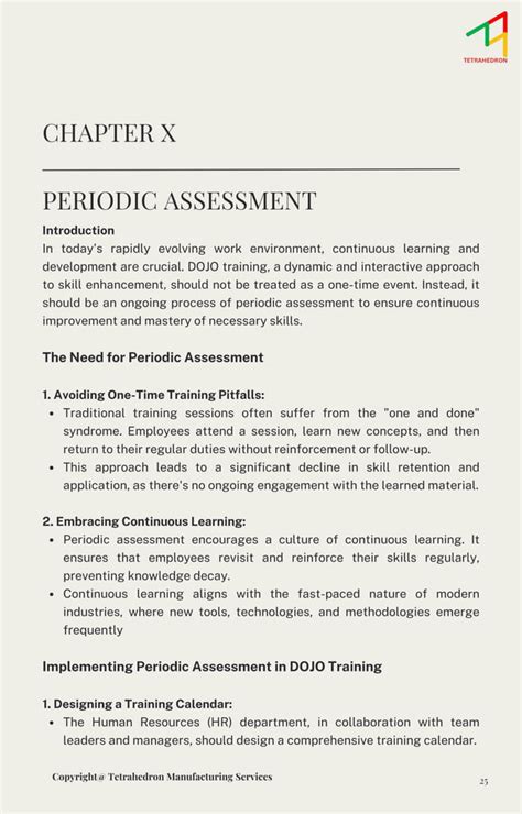 Dojo Training Room Training Dojo Ppt Pdf
