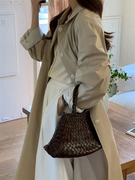 ⭐️롱코트 컴히얼 미닛 트렌치 하프 반 코트 2color