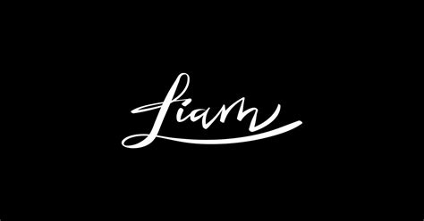 Liam Script Liam Script Sticker Teepublic