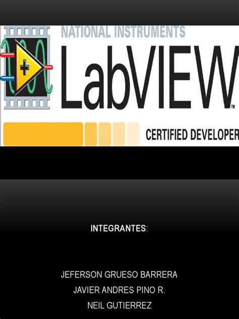 presentación labview pdf programa de computadora programación