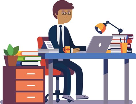 Cartoon Background Clipart Job Cartoon Illustration Transparent Images And Photos Finder