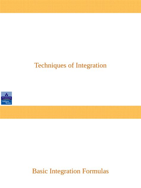 Integral Techniques And Numerical Methods Pdf Teaching Methods