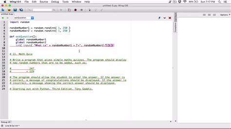 write a program that gives simple math quizzes 70 pages explanation